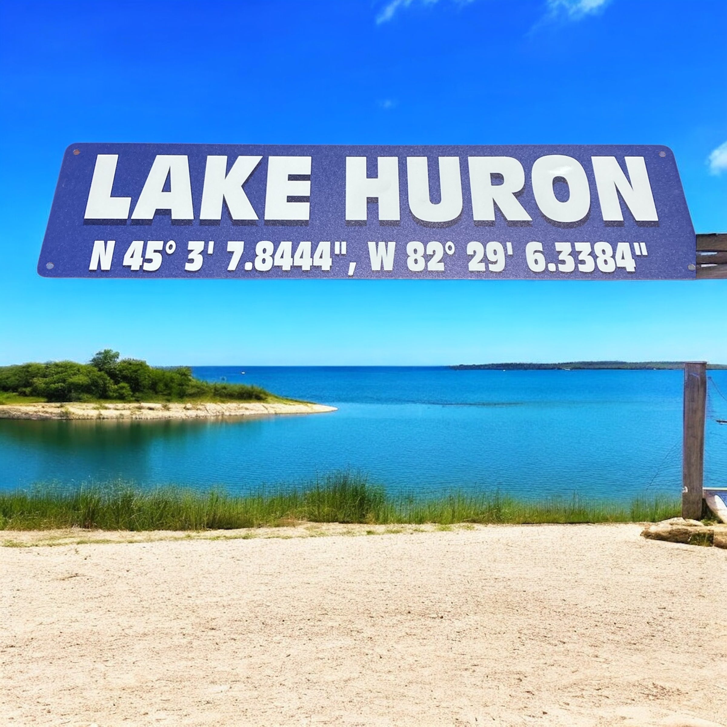 Lake Huron Sign – MI Creator’s Cove