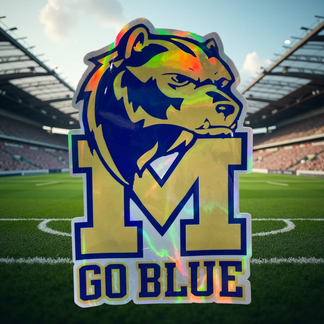 Go Blue Sticker – MI Creator’s Cove